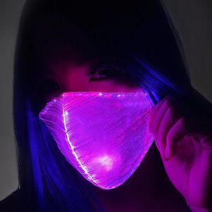 LASR | Accessories | Dream Tek Fiber Optic Light Up Face Mask | Poshmark